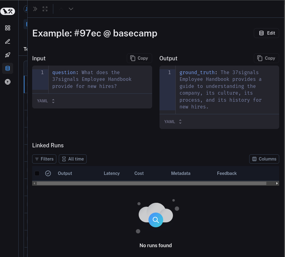 Explore and Build a test dataset with LangSmith — notes ...