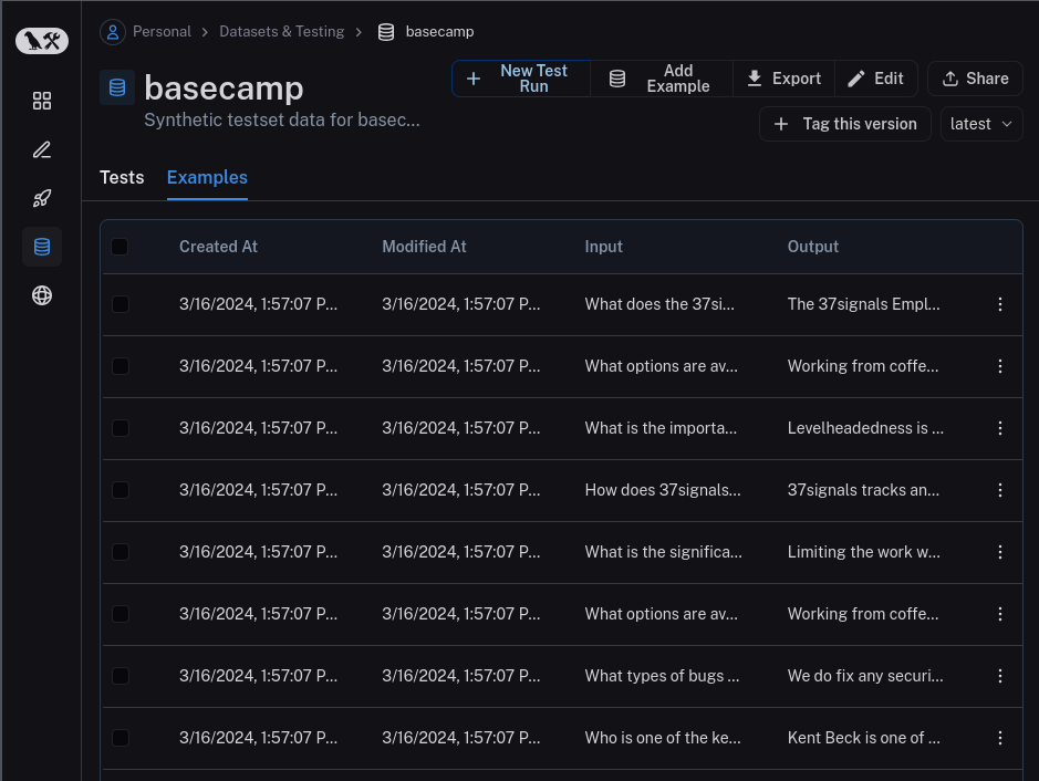 Explore and Build a test dataset with LangSmith — notes ...
